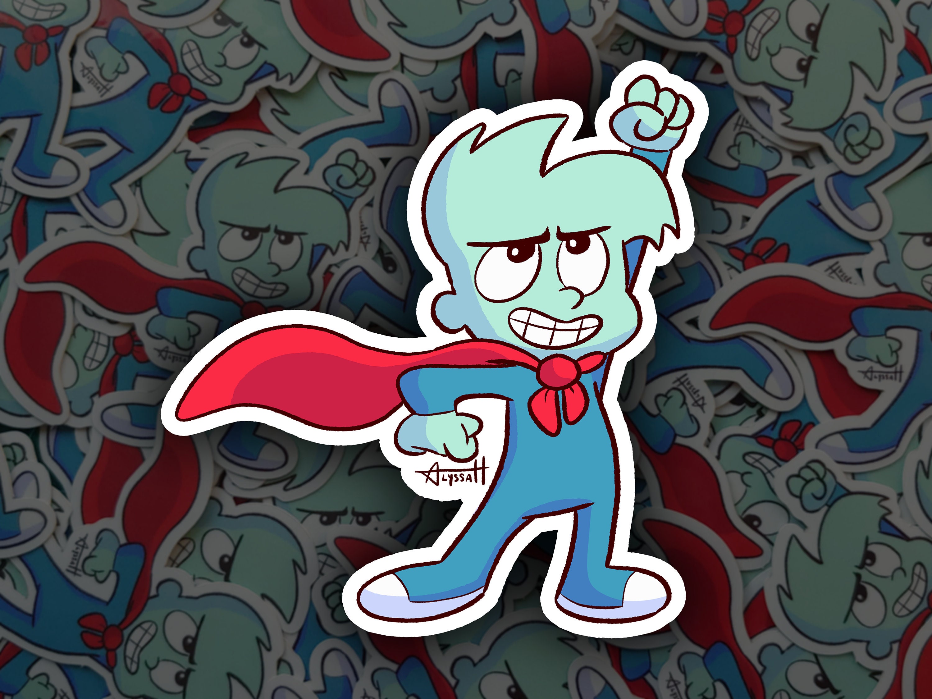 Pajama Sam Vinyl Sticker - Etsy