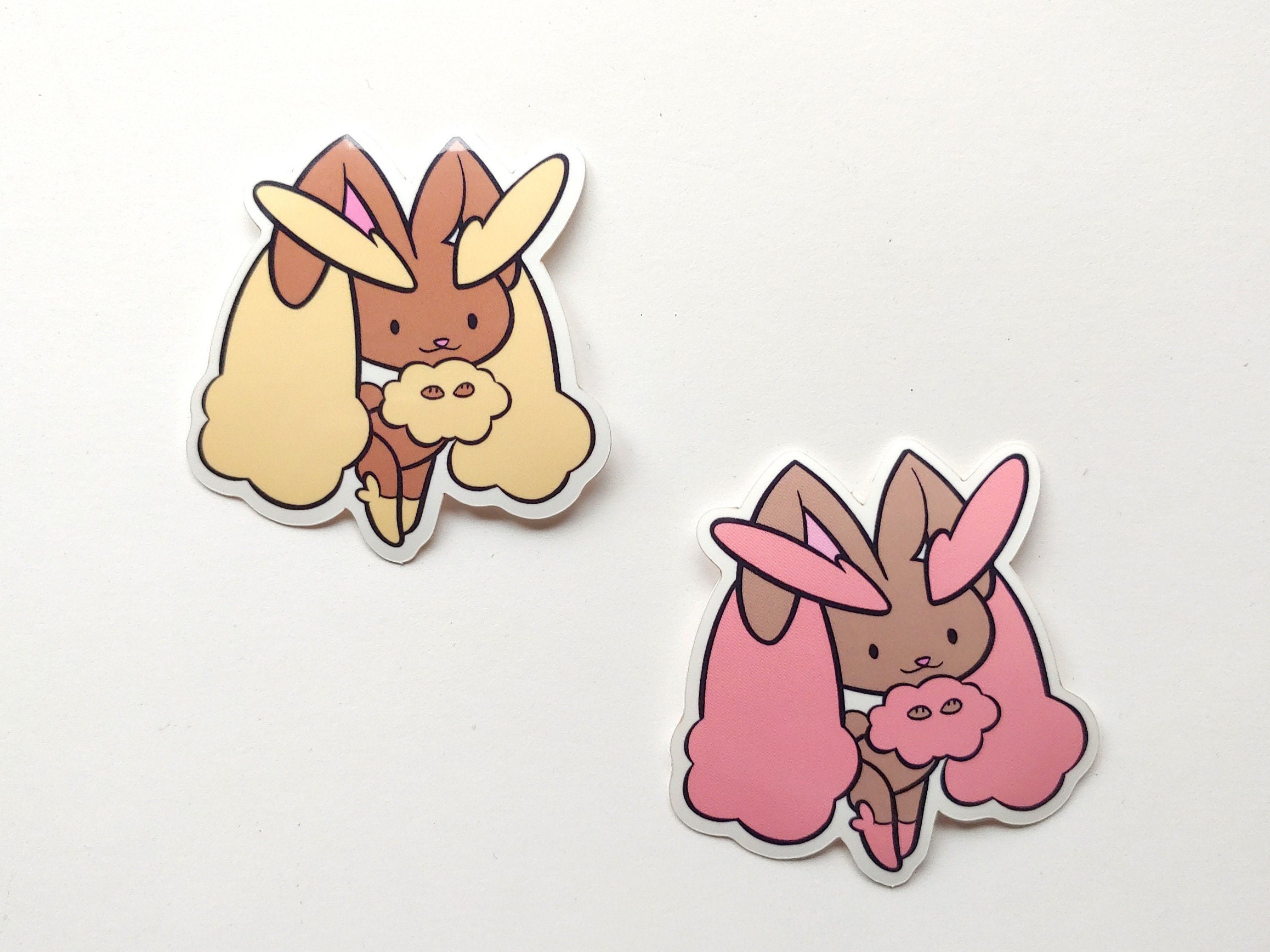 Little Lopunny Vinyl Sticker Normal and Shiny - Etsy