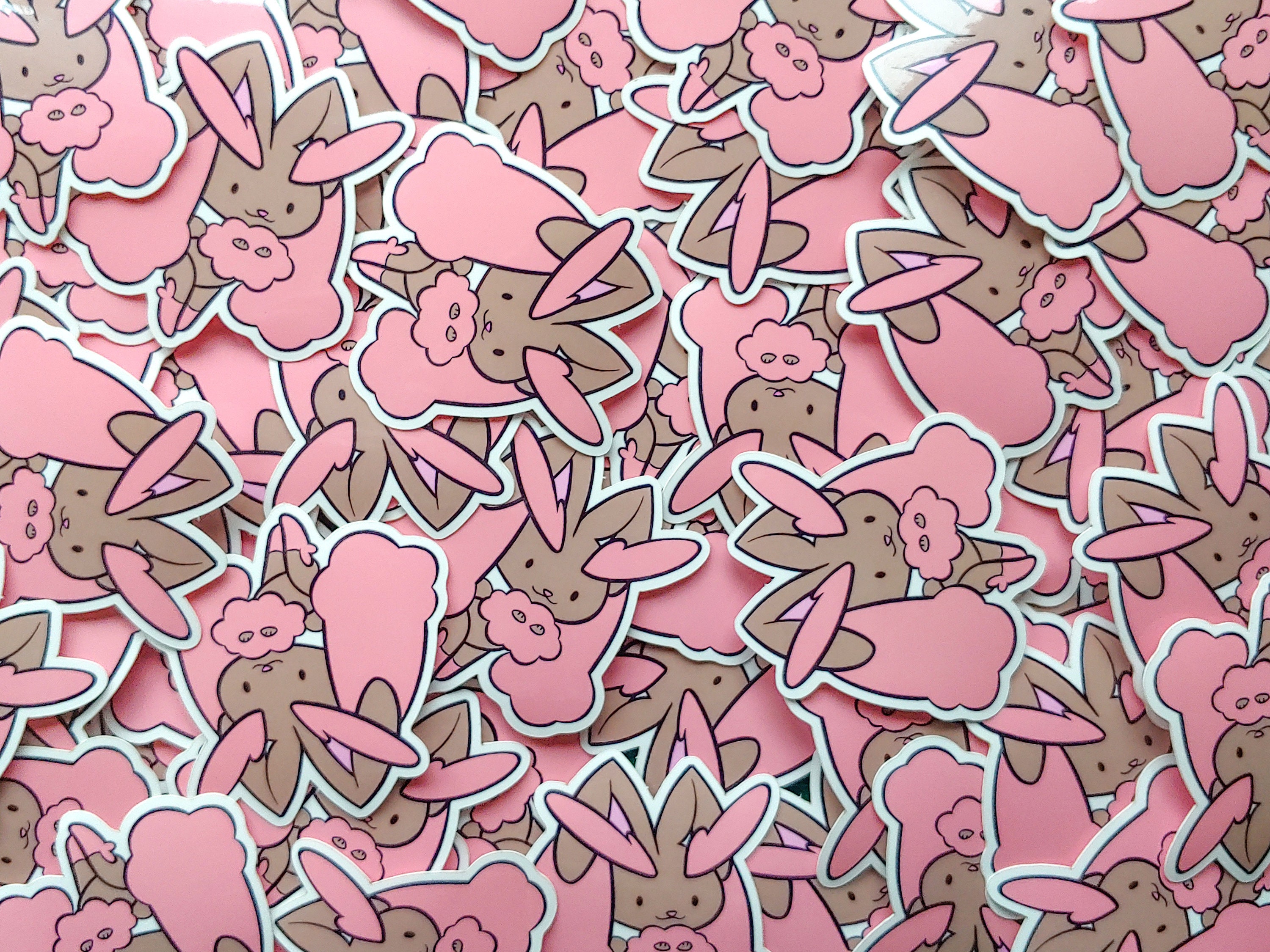 Little Lopunny Vinyl Sticker Normal and Shiny - Etsy