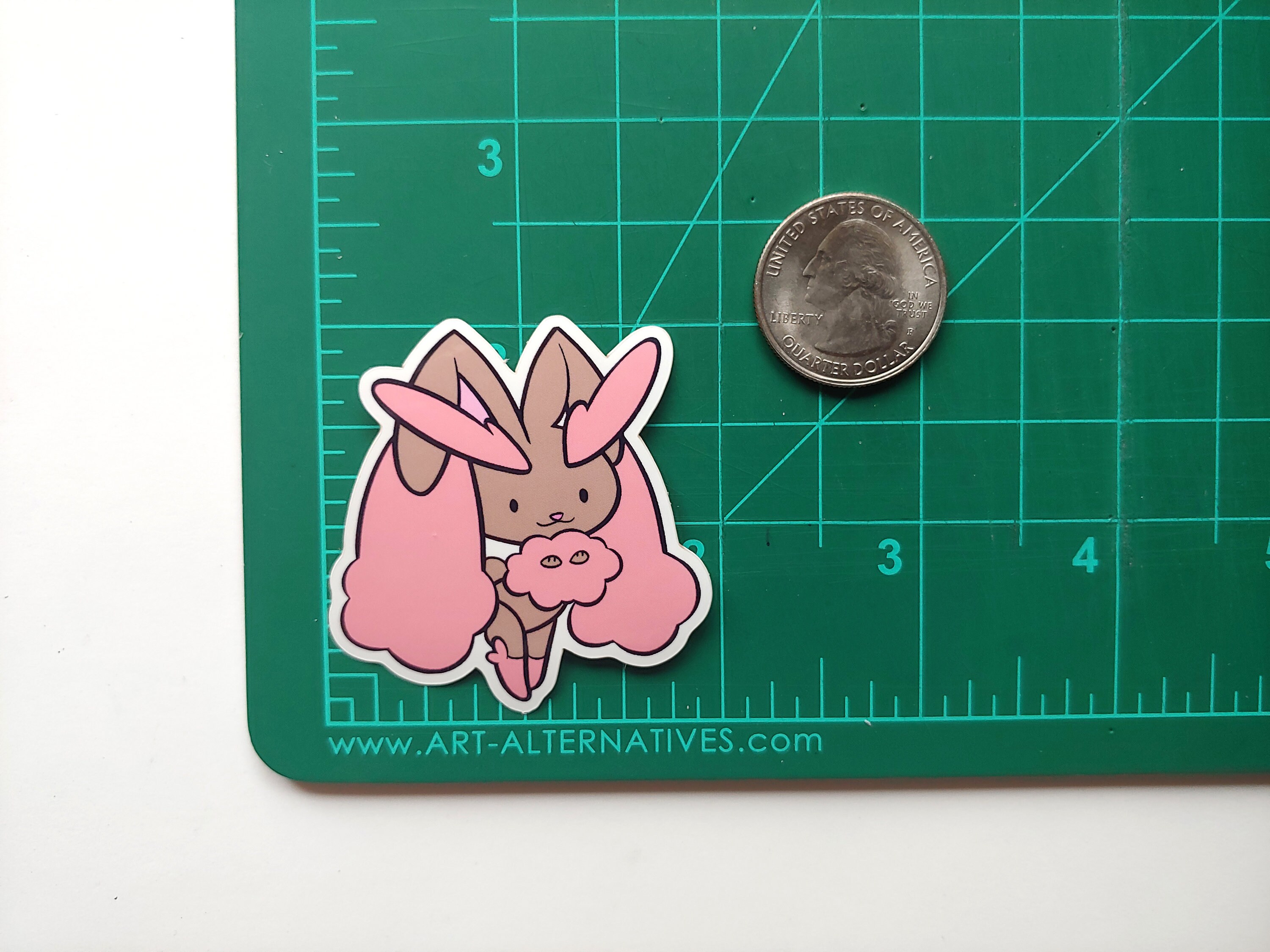 Little Lopunny Vinyl Sticker Normal and Shiny - Etsy