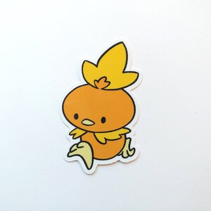 Little Torchic Vinyl Sticker Normal and Shiny - Etsy