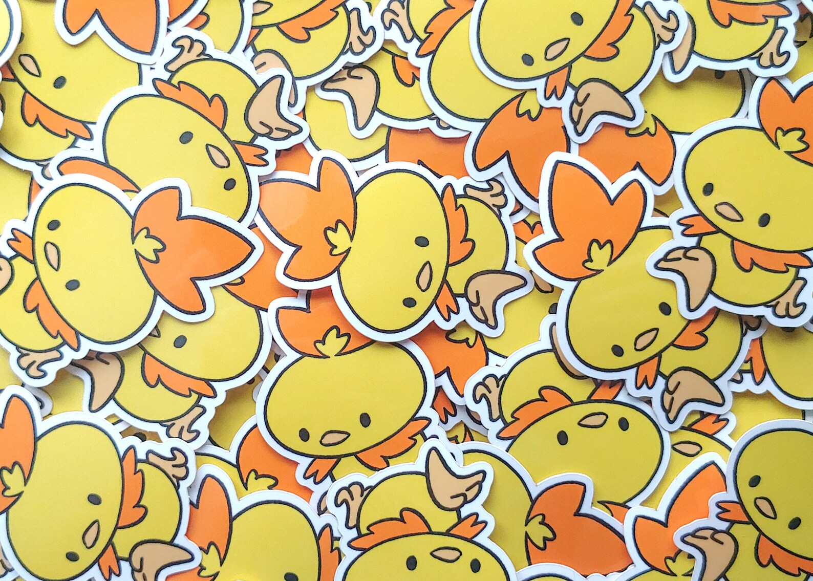 Little Torchic Vinyl Sticker Normal and Shiny - Etsy