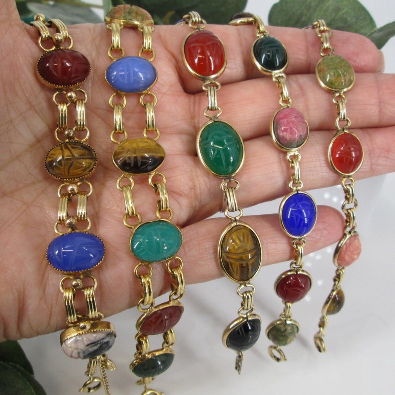 Scarab Bracelet - Etsy
