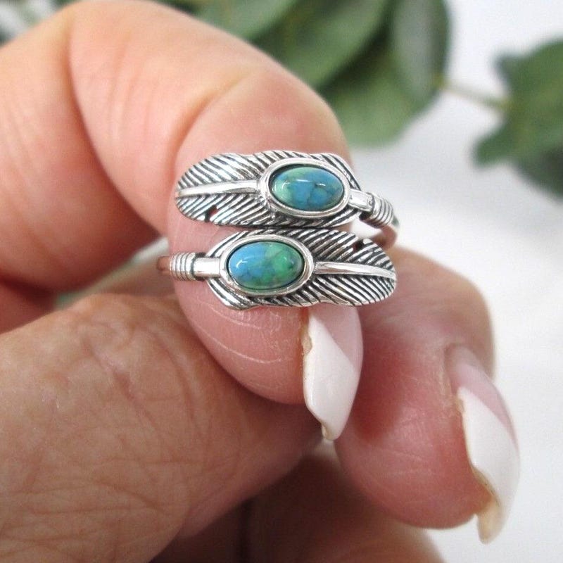 Leaf Wrap Around Ring Men - Etsy