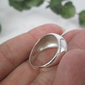 Silver Dome Rings>925 Sterling DOME Ring,classy Polished Dome Rings ...