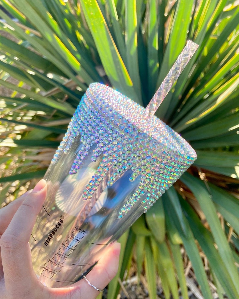 Bling Drip Tumbler / Bling Tumbler / Rhinestone Tumbler - Etsy