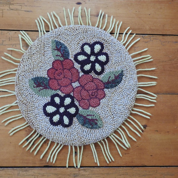 Hooked Chair Pads - Etsy