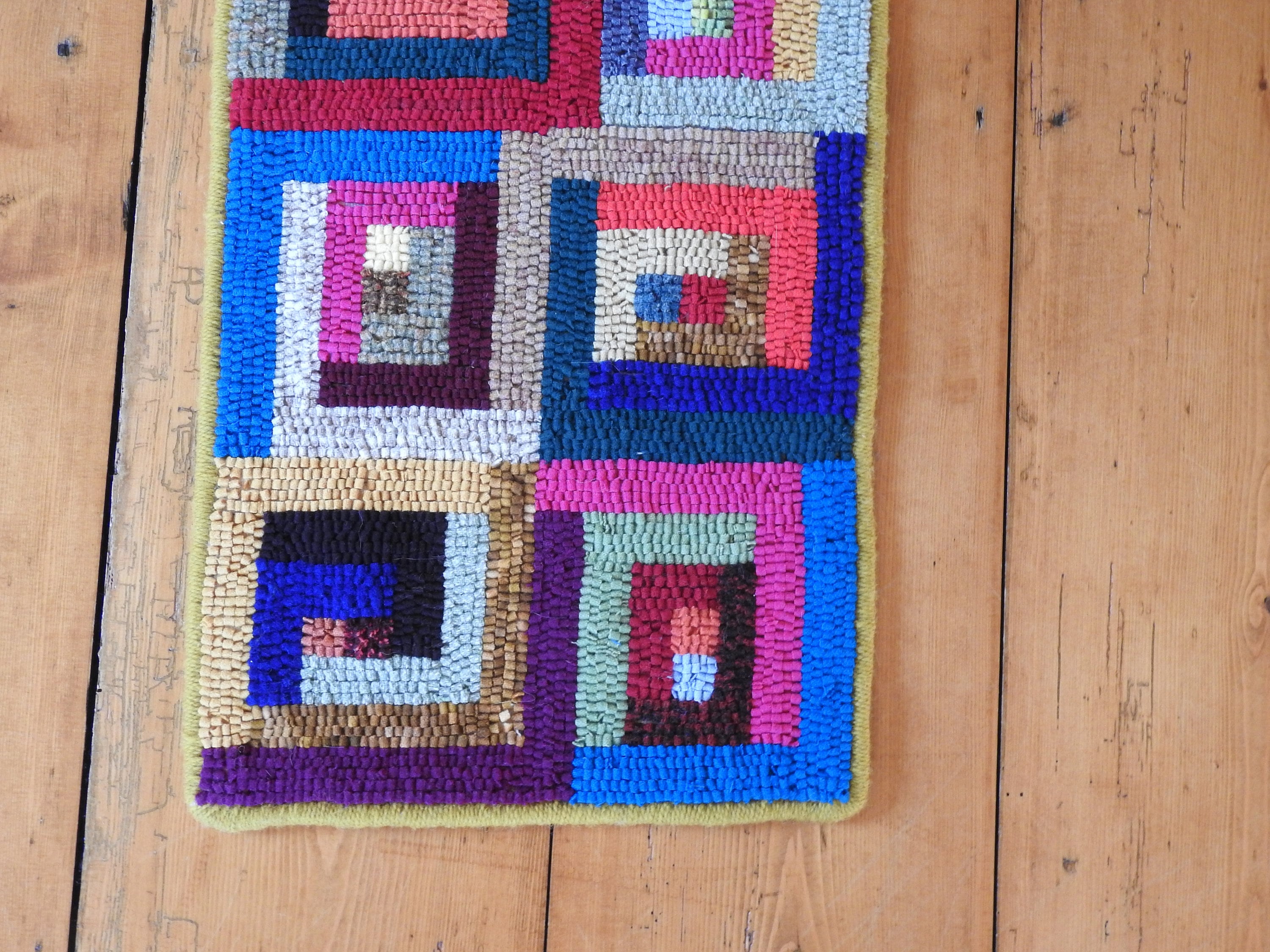 Hand Hooked Table Runner - Etsy