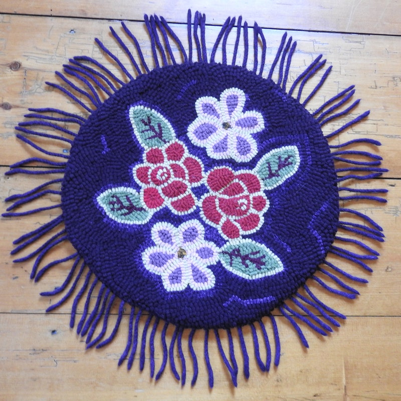 Hooked Chair Pads - Etsy