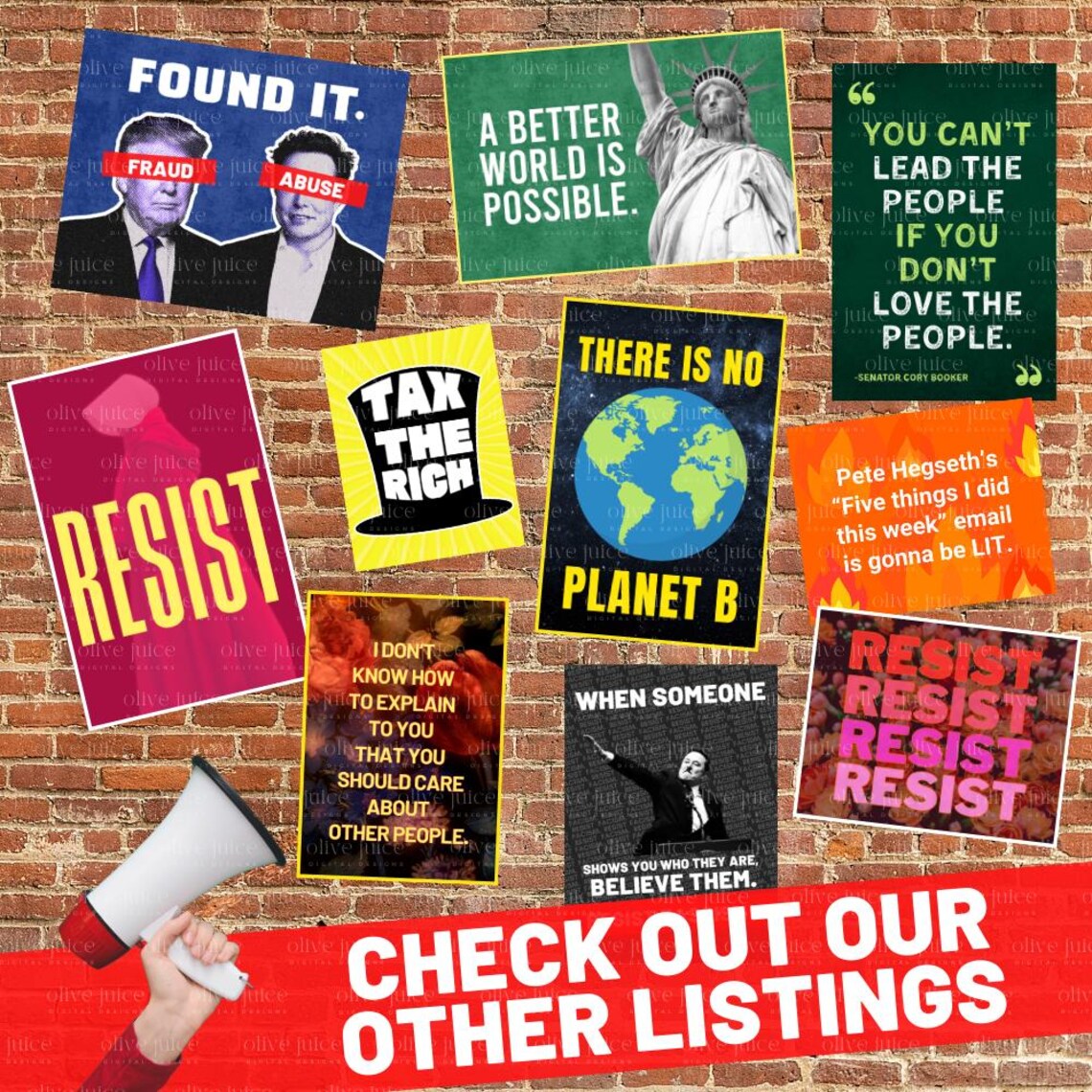 RAGE 16x20 Protest Sign (digital): Human Rights Class Solidarity Human ...