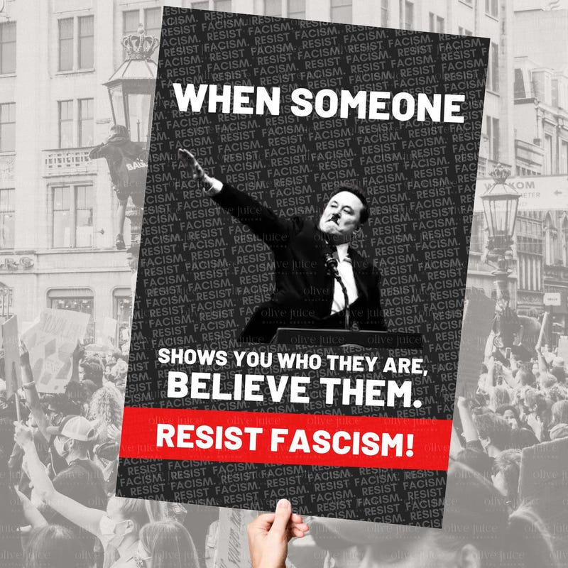 Elon Musk Protest Signs - Etsy