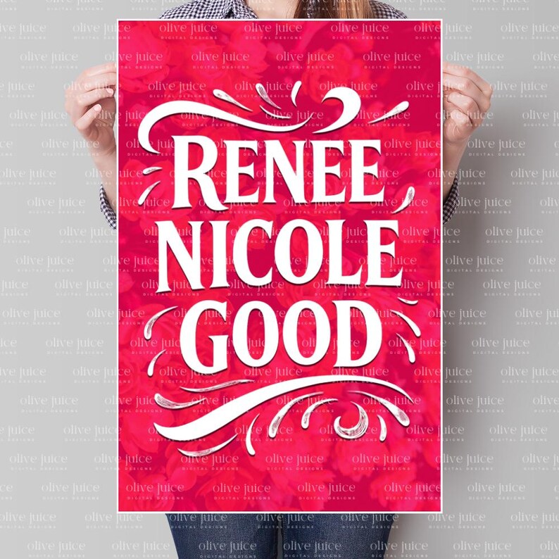 Renee Nicole Good Protest Poster | Minneapolis Art (24x36 Digital ...