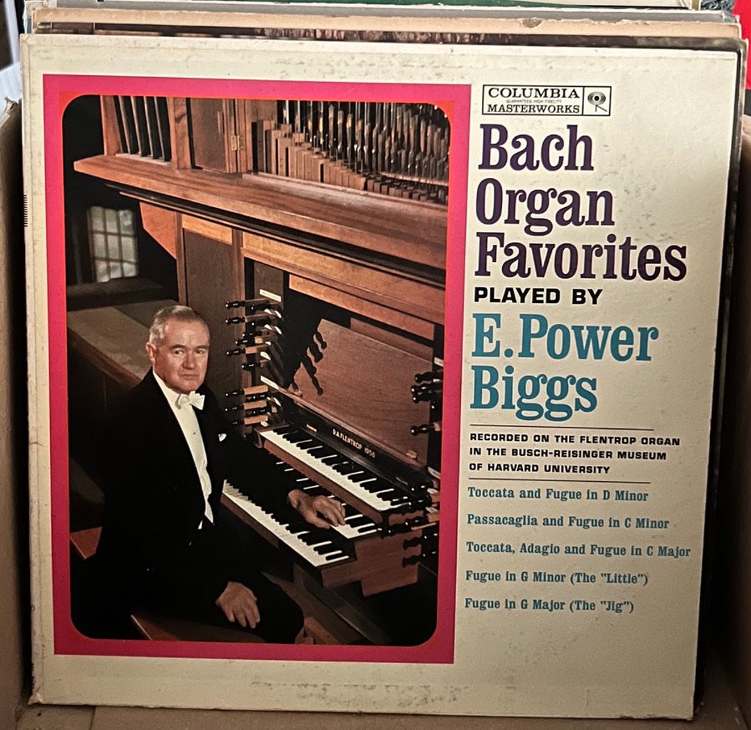 Bach Organ Favorites Played by E. Power Biggs - Etsy