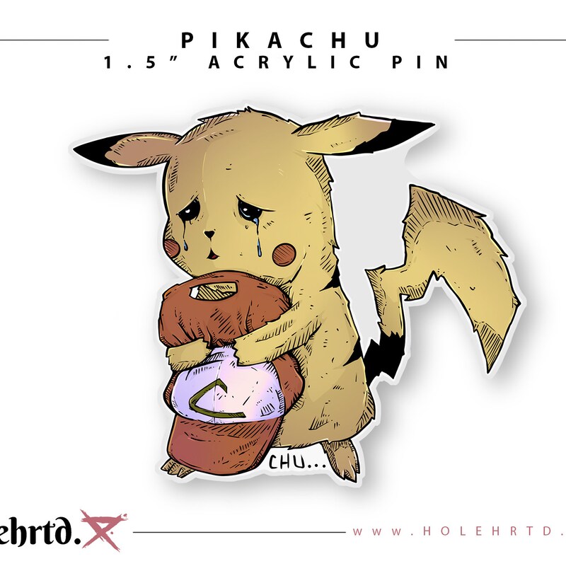 Pikachu Pin - Etsy