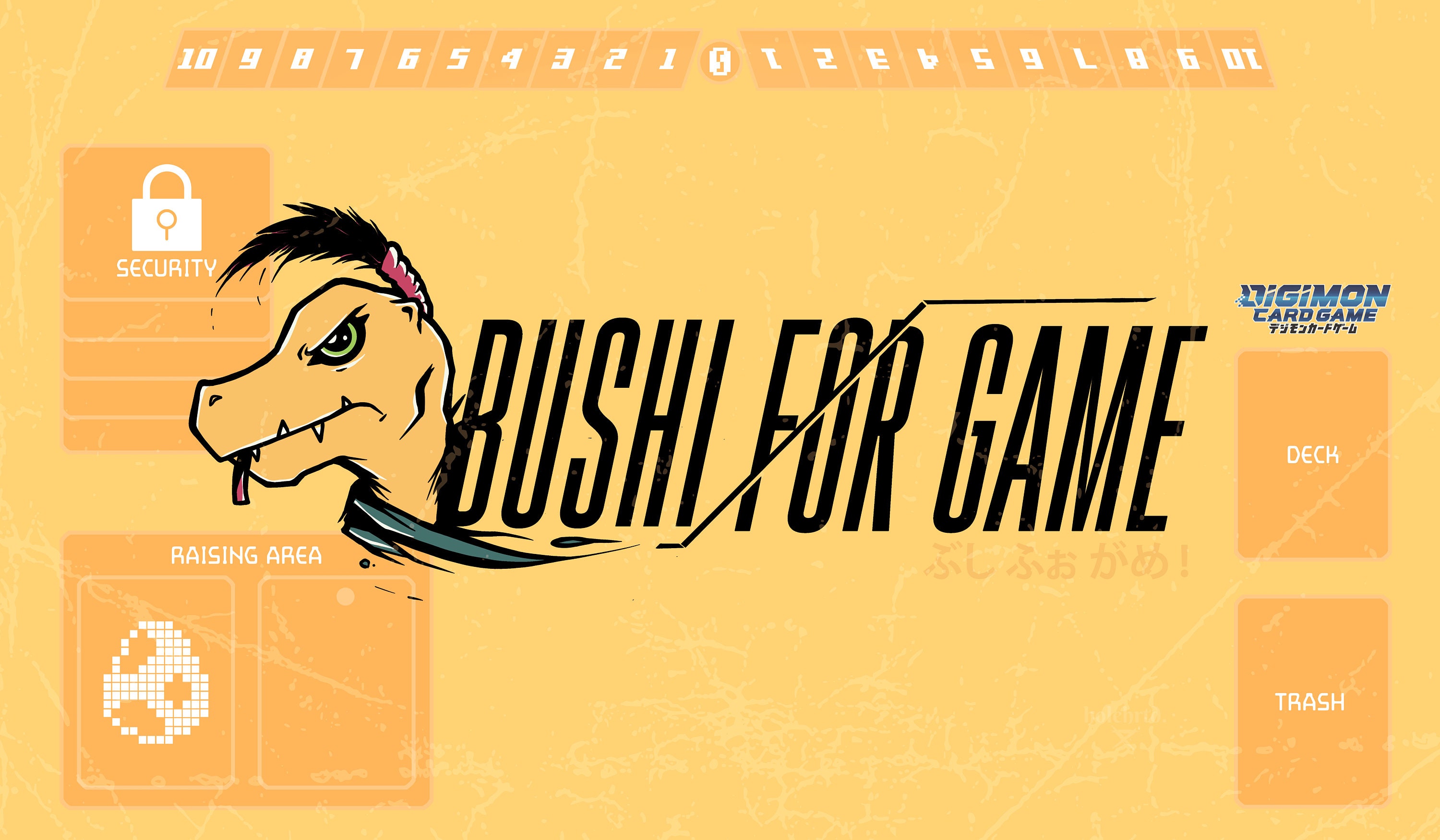 Digimon TCG Bushi for Game Playmat - Etsy