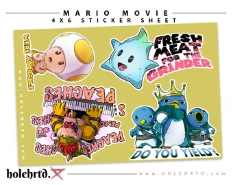 Luma in Mario Movie Glossy Vinyl Sticker With Sparkle for Laptops ...