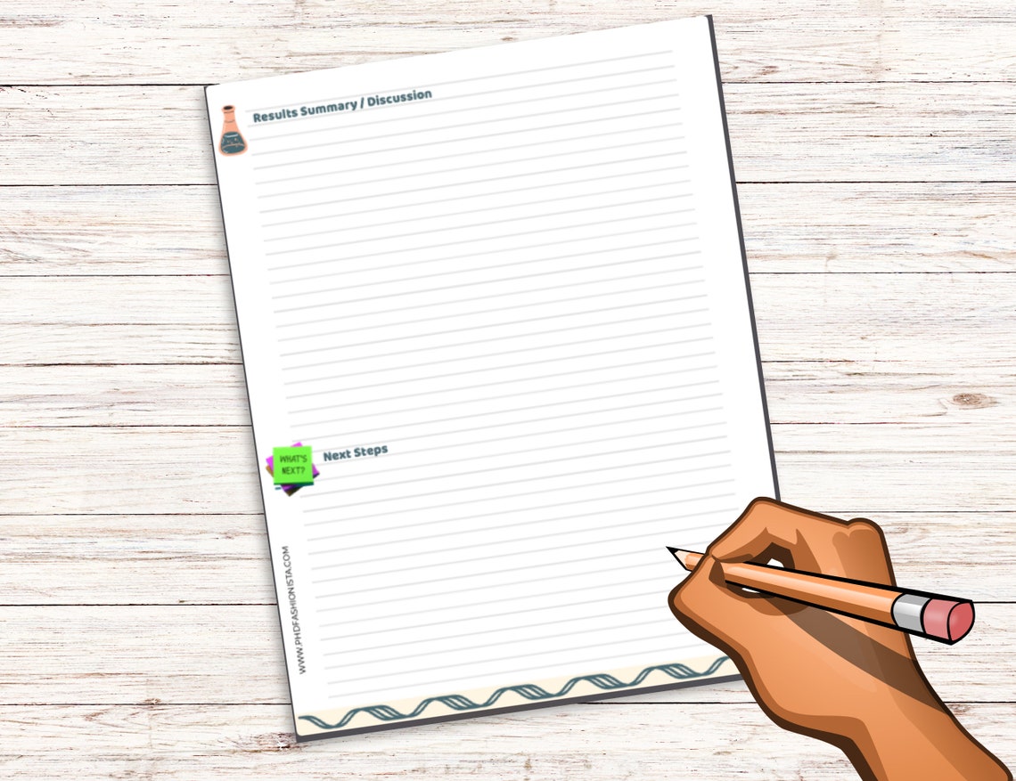 Printable Lab Notebook Sheets for Science Experiments - Etsy