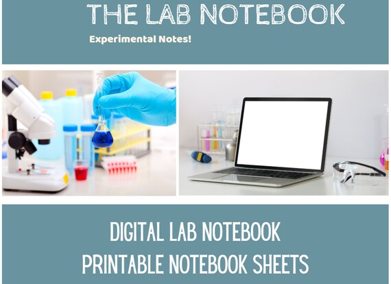 Printable Lab Notebook Sheets for Science Experiments | Etsy