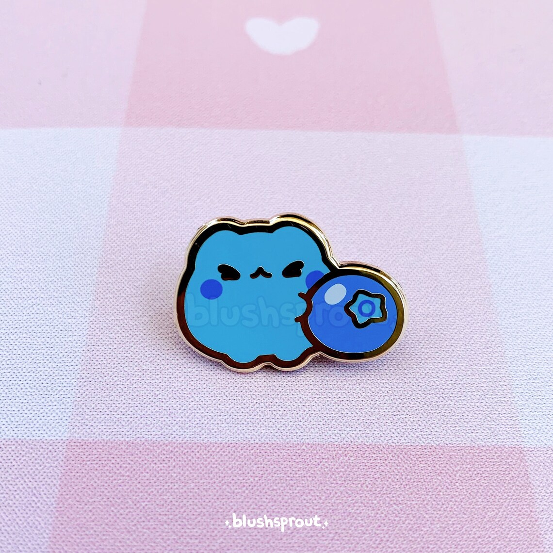 Blueberry Frog Enamel Pin Kawaii Fruit Froggie Pin Kidcore - Etsy