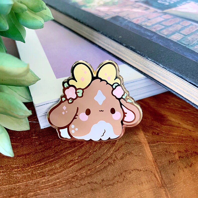 Cute Cryptid Jackalope Enamel Pin Kawaii Mythical Creature | Etsy