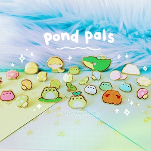 Green Sprout Mini Filler Enamel Pin Set | Cute Kawaii Board Filler Pins ...