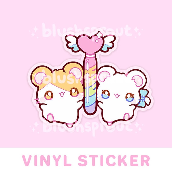 Hamtaro Ham-ham Heartbreak 3 Matte Vinyl Sticker - Etsy