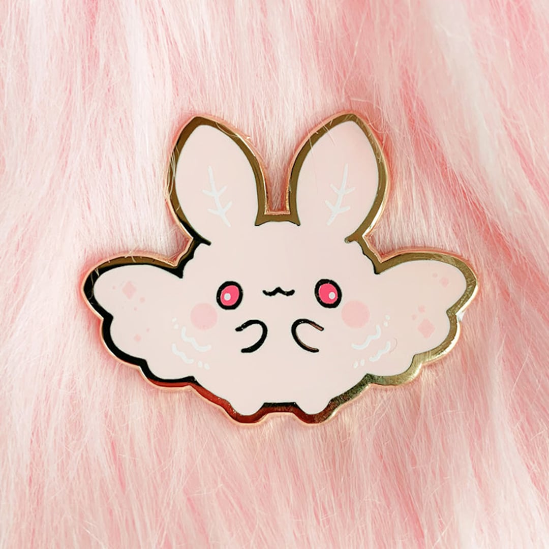 Cute Cryptid Mothman Enamel Pin Kawaii Mythical Creature - Etsy