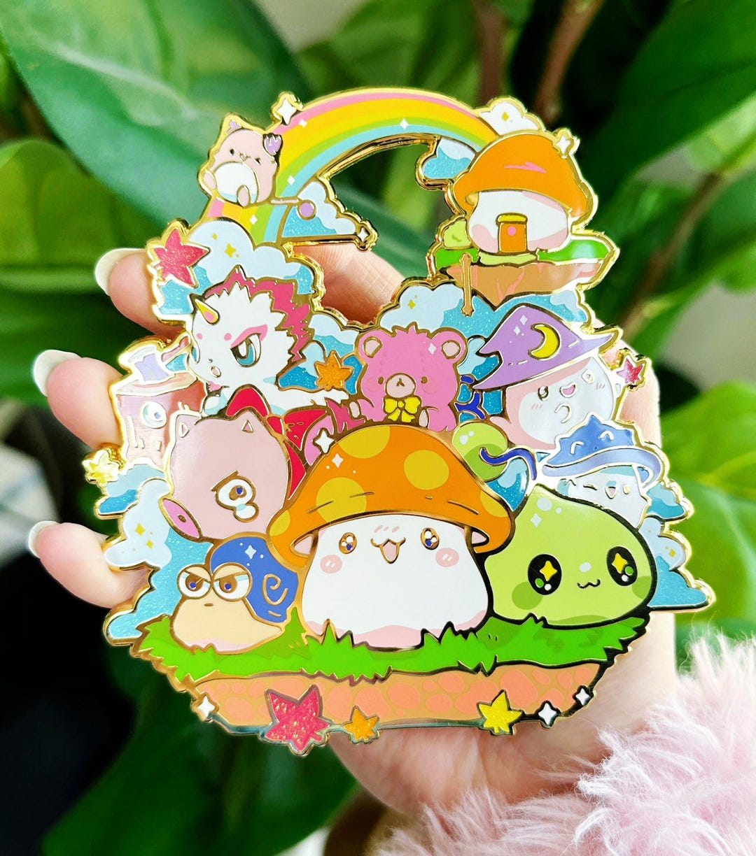 Maplestory Monsters 4.5" XL Limited Edition Enamel Pin | MMORPG Cute ...