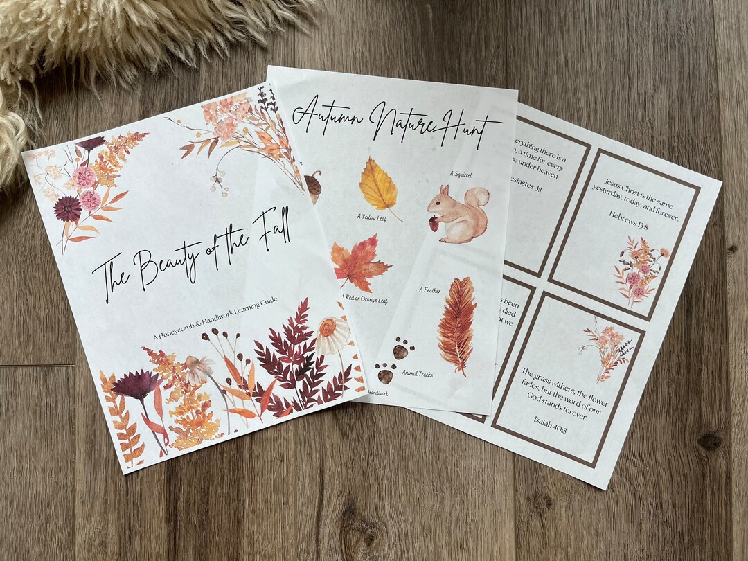 Fall Unit Study, Christian Homeschool Unit Study, Autumn Unit Study ...