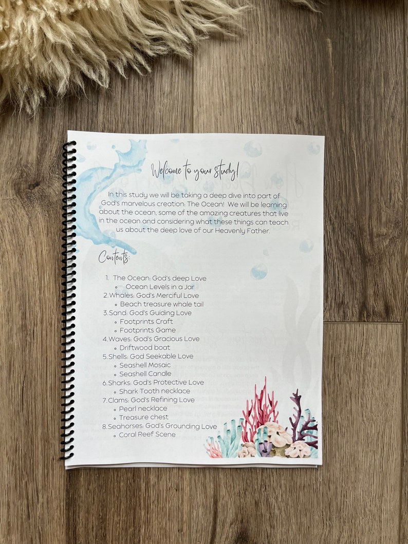Ocean Unit Study Homeschool Unit Study Curriculum - Etsy
