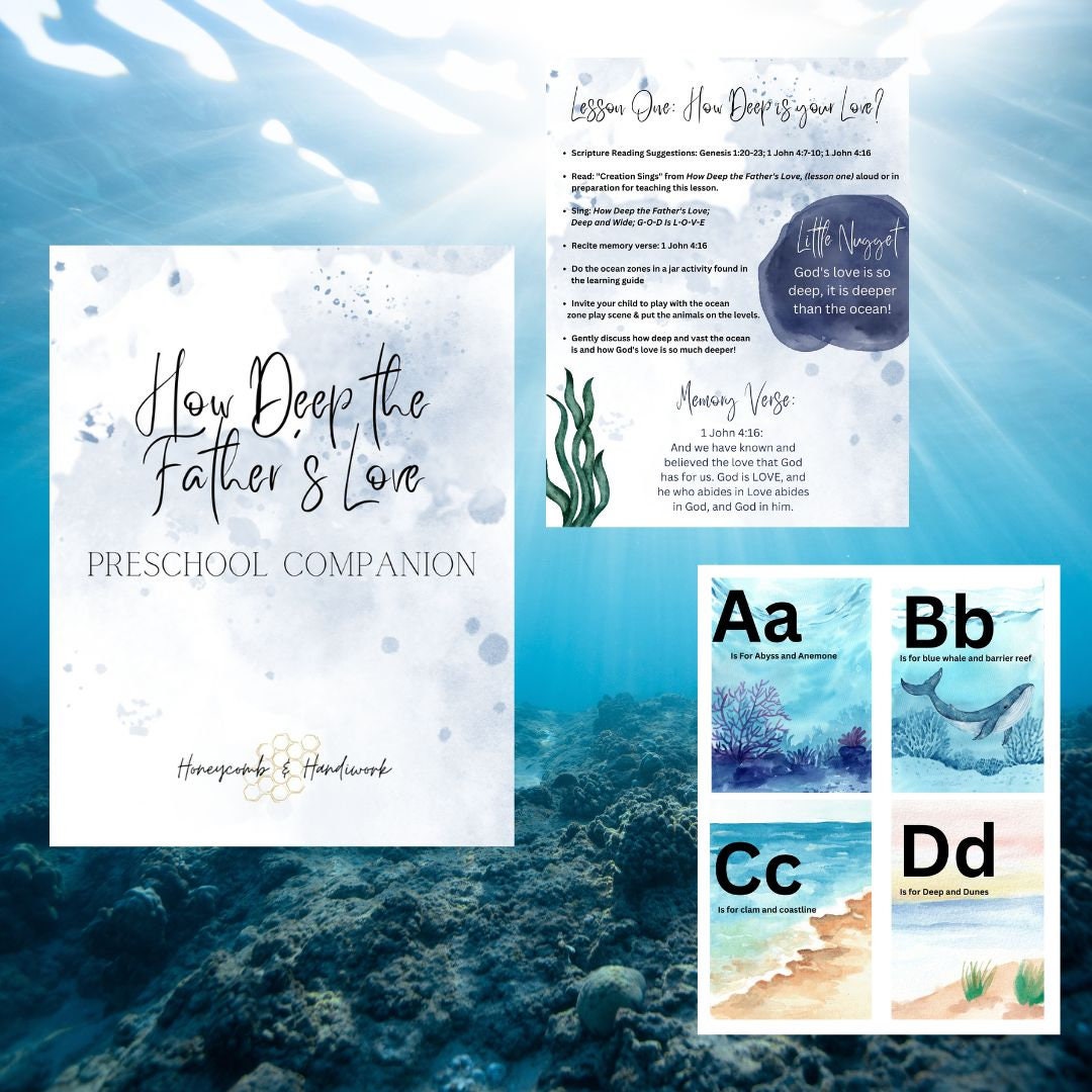 Preschool Companion, Ocean Study, Homeschool Unit Study, Ocean Bible ...