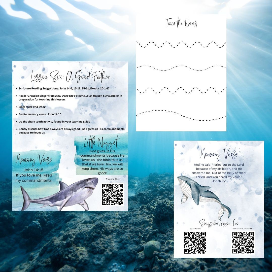 Preschool Companion, Ocean Study, Homeschool Unit Study, Ocean Bible ...