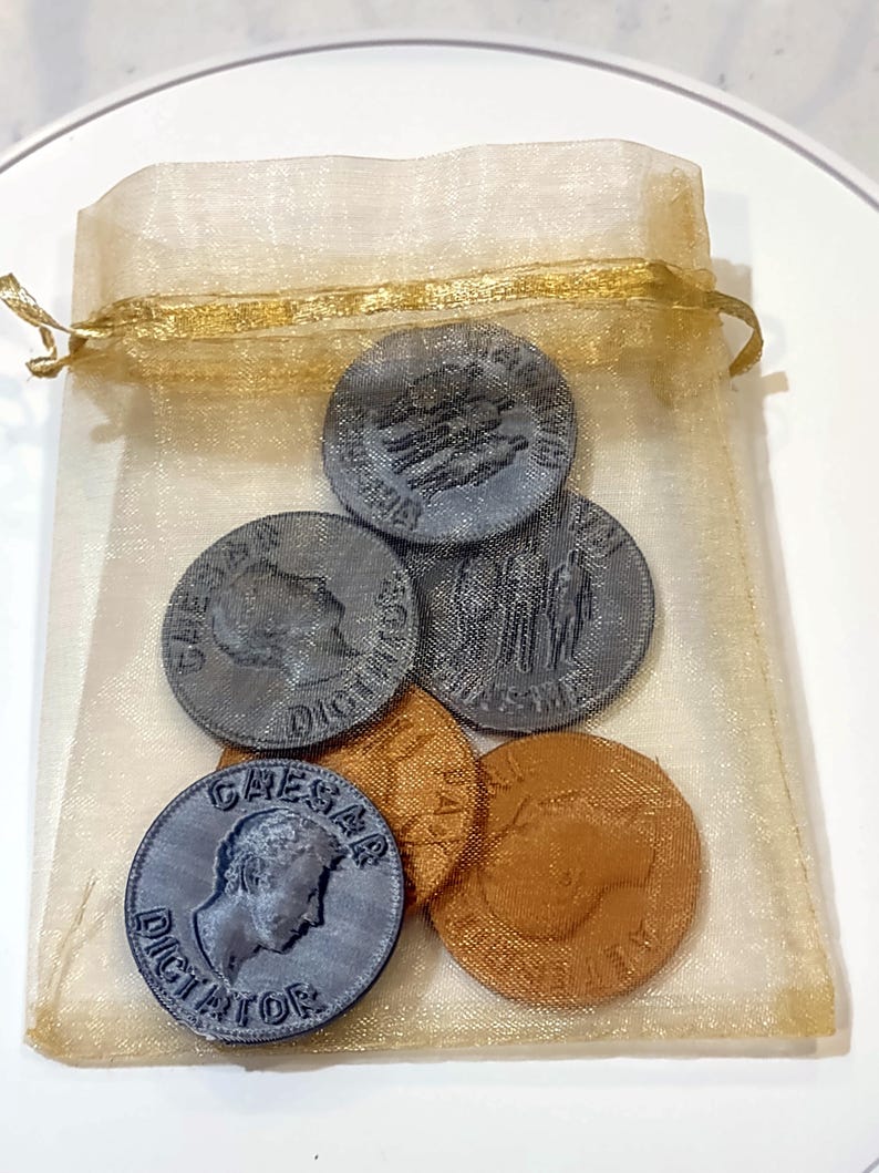 Fallout Inspired Caesar's Legion Coins, Cosplay Ready, Pack of 6 - Etsy