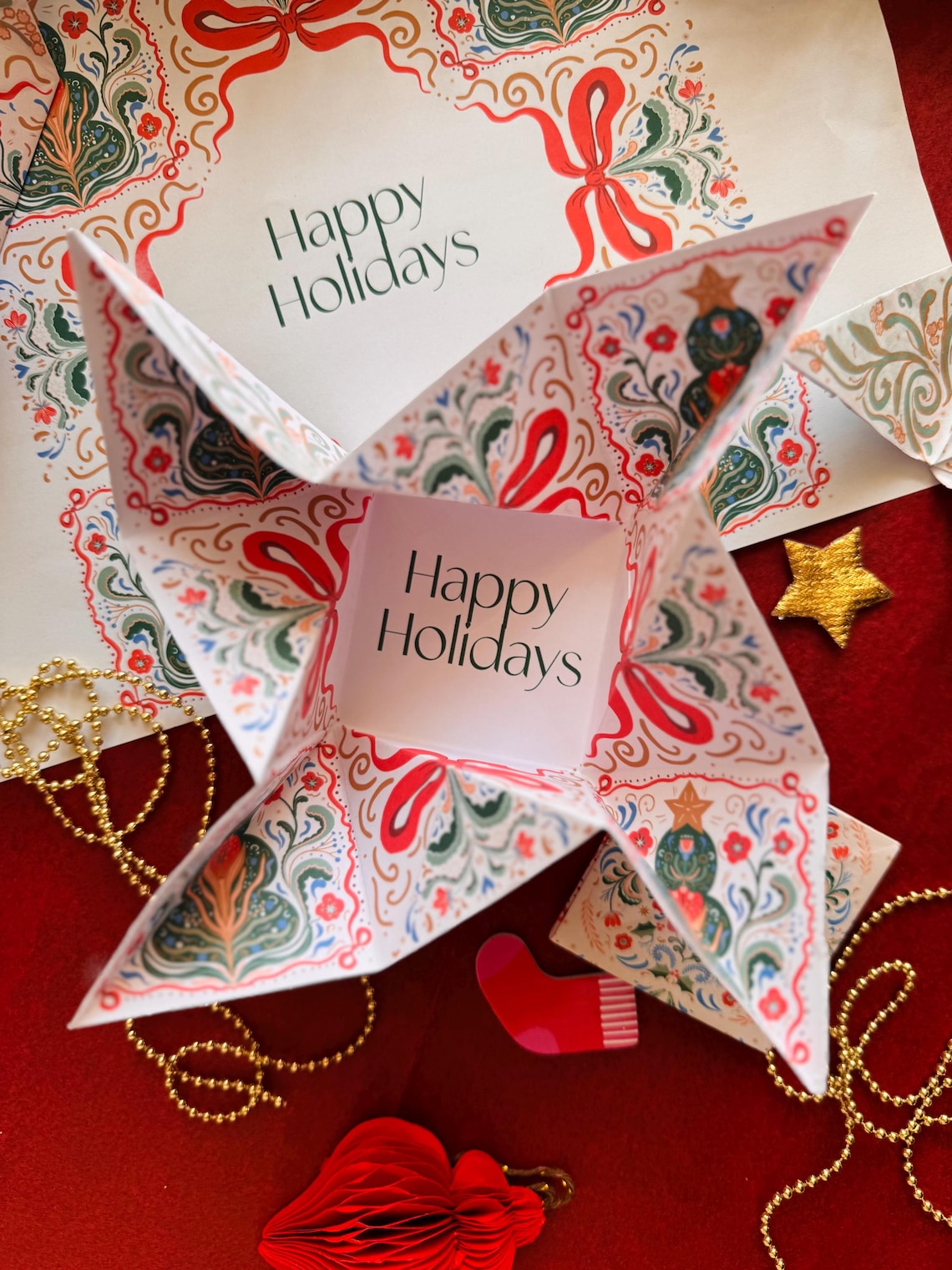 Vintage Victorian Puzzle Purse for Christmas | Printable Instant ...