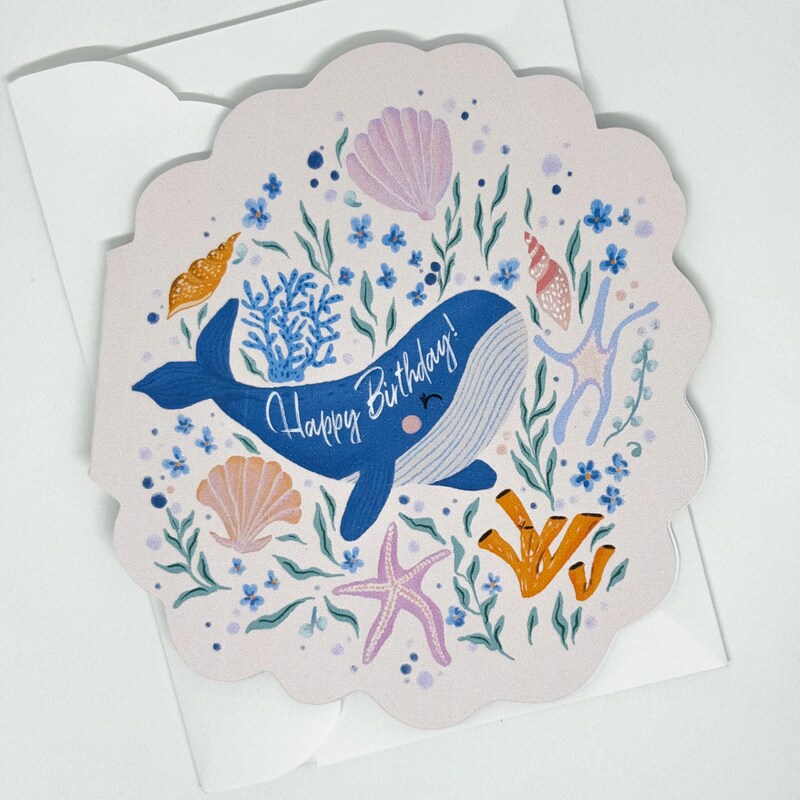Ocean Birthday Card - Etsy