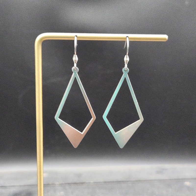 Geometric Earrings - Etsy