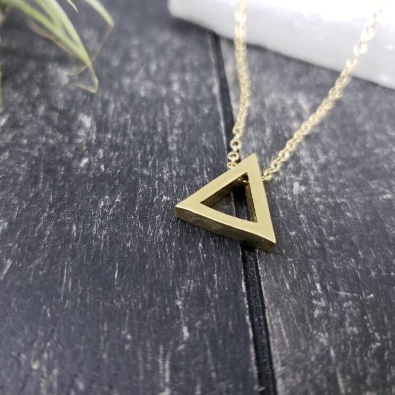 Triangles Necklace - Etsy