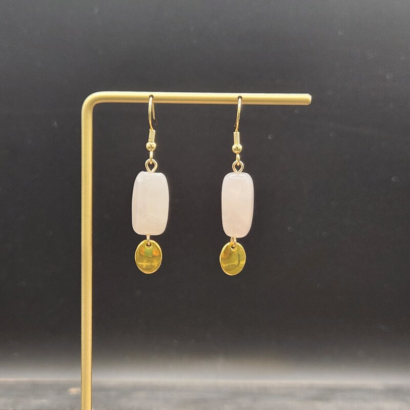 Quartz Earrings - Etsy