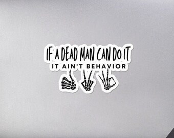 Dead Man Stickers - Etsy