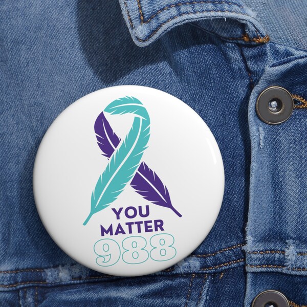 Suicide Awareness Ribbon Pins - Etsy