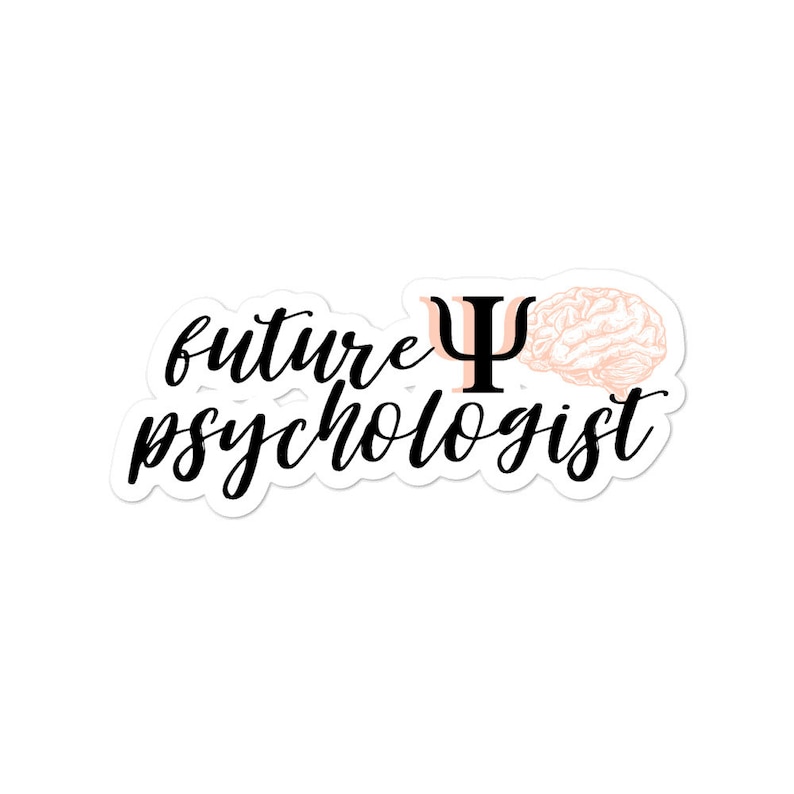 Future Psychologist Bubble-free Stickers – A Motivational Gift for ...