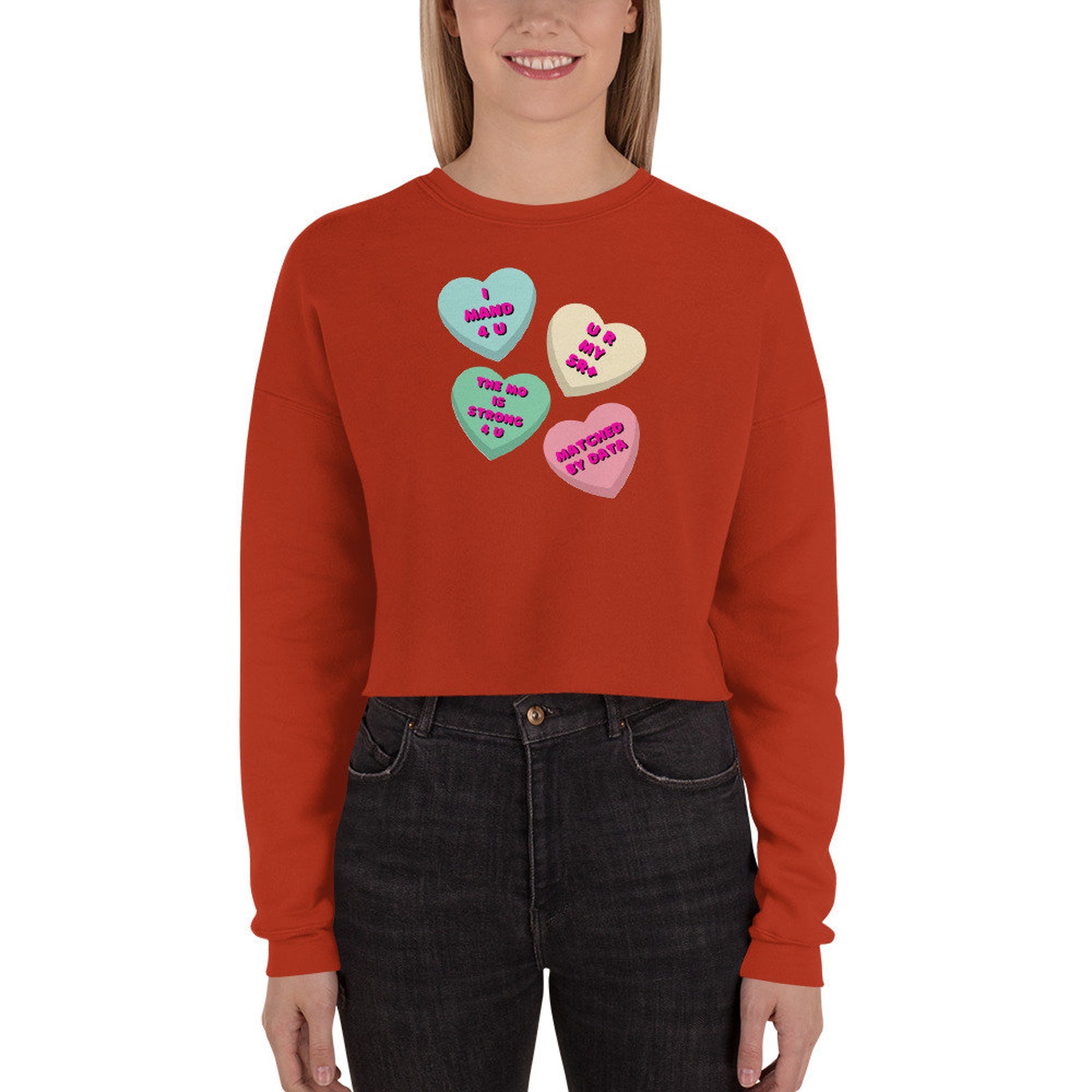 Behavior Analysis ABA Candy Hearts Valentine's Day Crop - Etsy