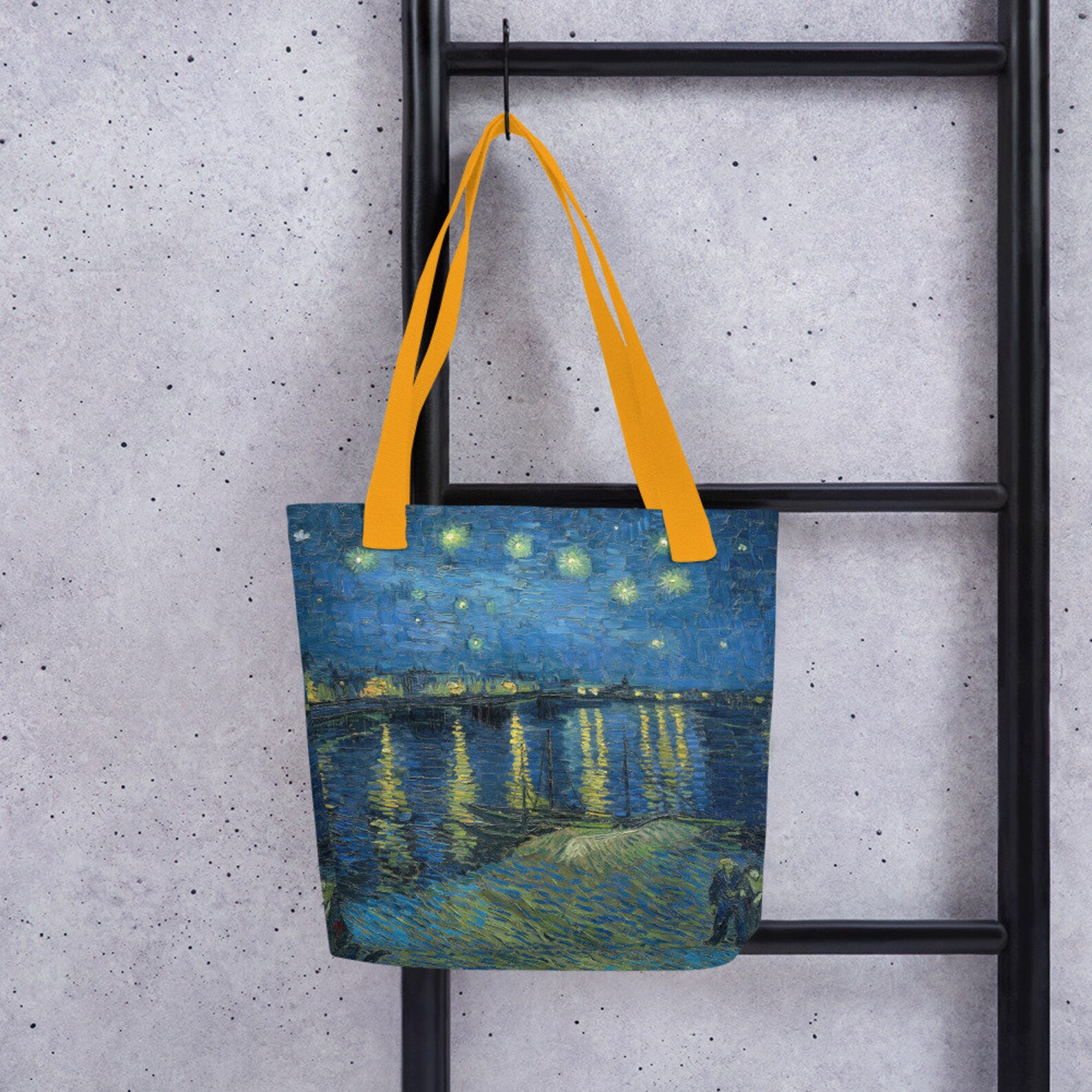 Starry Night Over the Rhone Vincent Van Gogh Artwork Tote Bag - Etsy