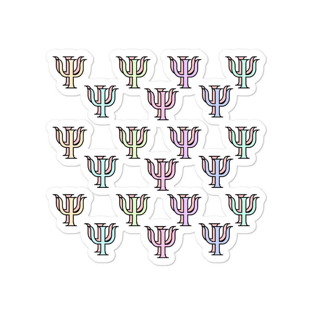 Psychology Psi Symbol Bubble-free Stickers - Etsy