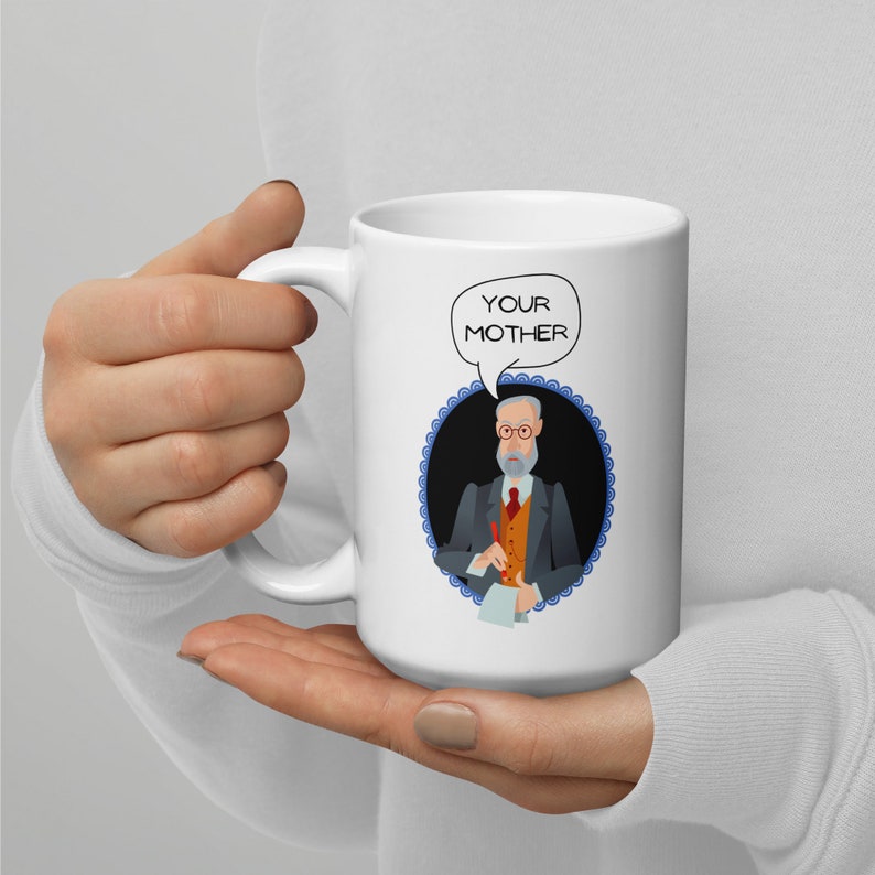 Sigmund Freud Your Mother Psychology Gift Mug - Etsy