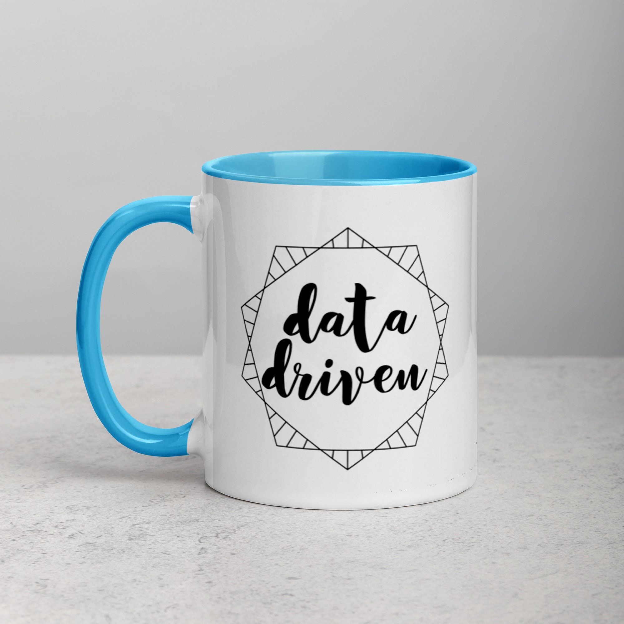 Data Driven School Psychologist Mug With Color Inside - Etsy