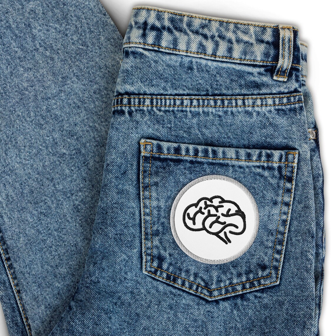Neuroscience Brain Embroidered Patches - Etsy