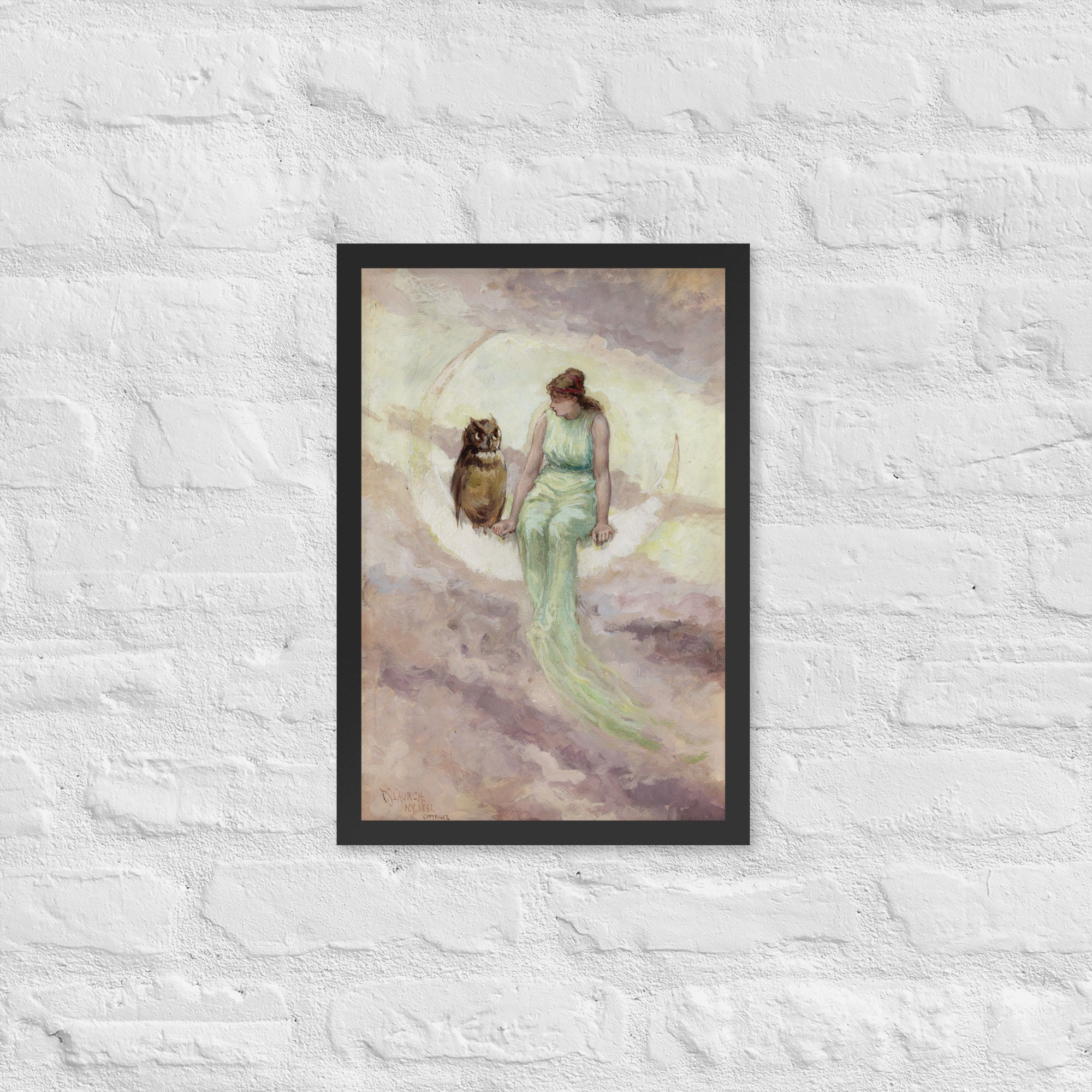 The Witchs Daughter 1881 Frederick Stuart Church Artwork - Etsy