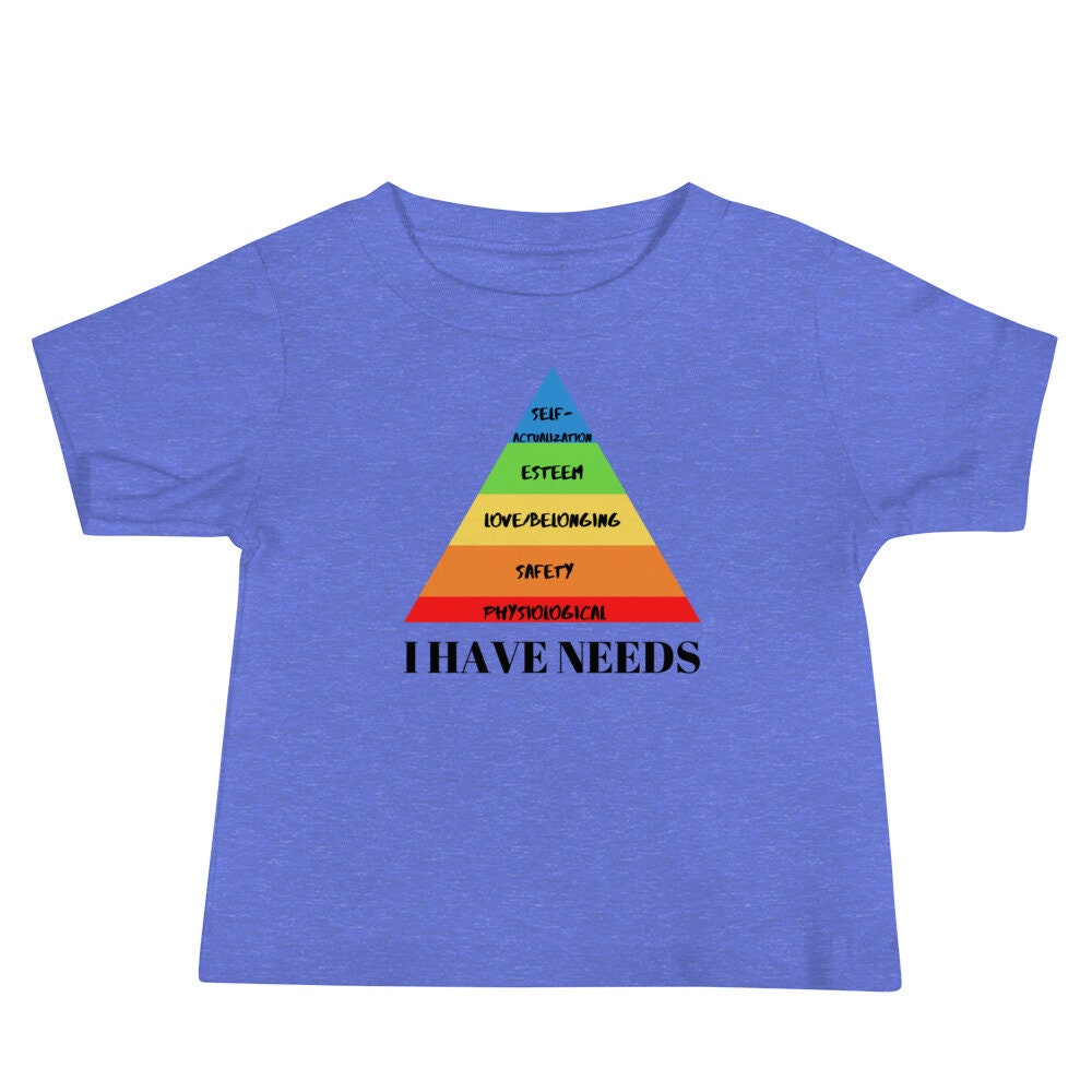 I Have Needs Maslow's Hierarchy of Needs Psychology Baby Jersey Short ...