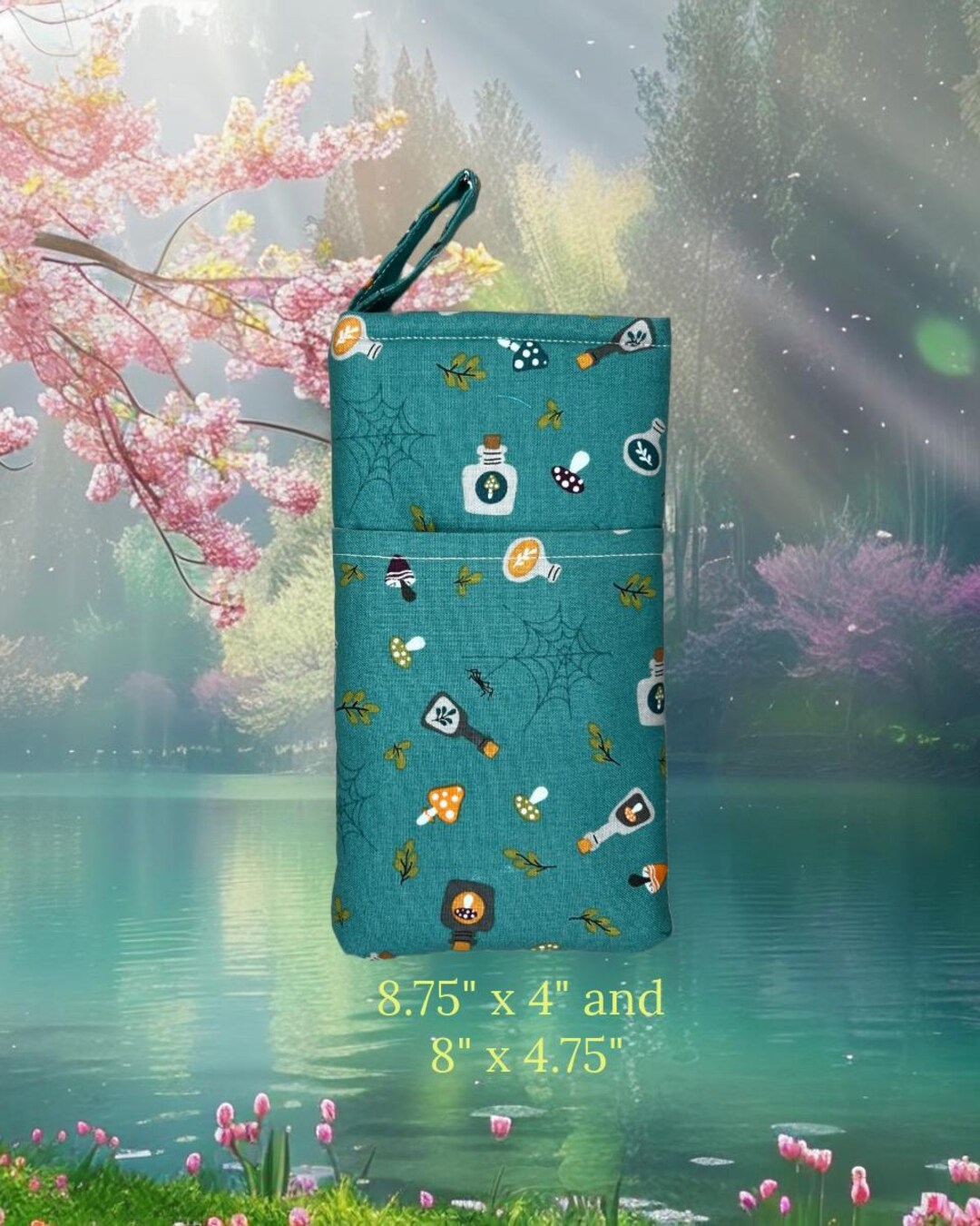 Magic Potion Fabric Phone Case: Charmed Padded Phone Holder With Pocket ...